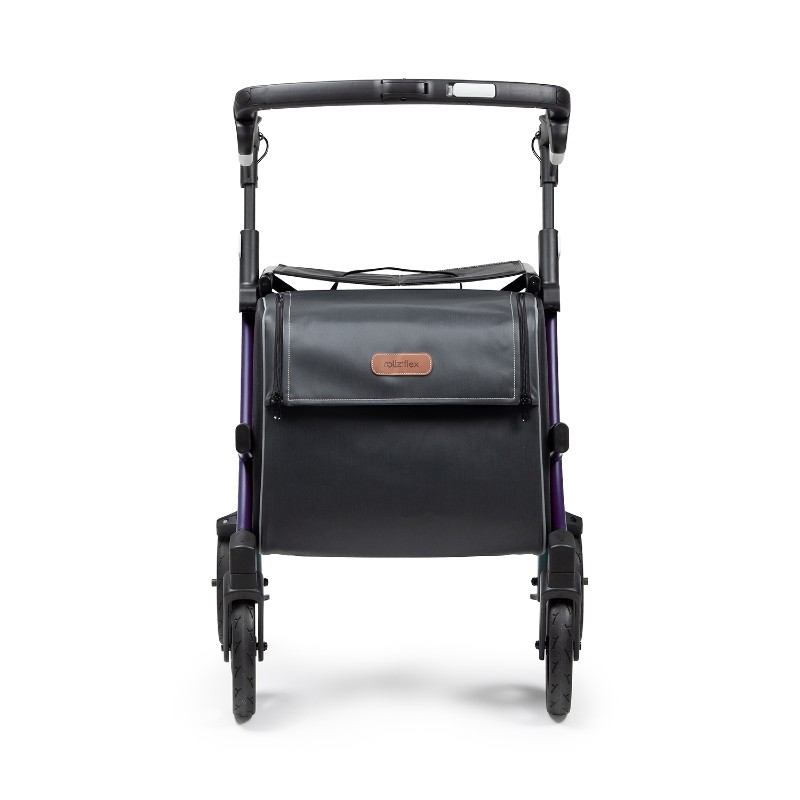 Rollz Flex 2.0 Dark Purple Rollator | Health and Care