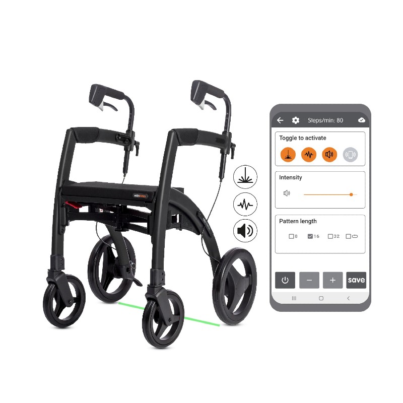 Rollz Motion Rhythm Rollator with Cues | Health and Care