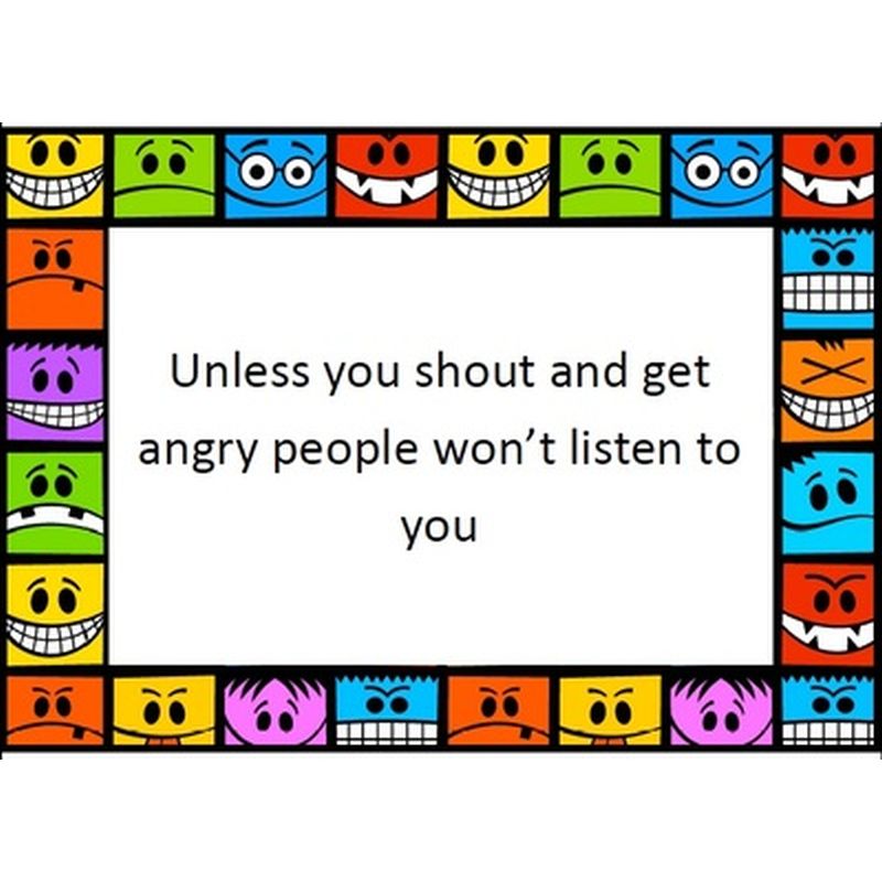 All About Anger Discussion Cards | Health and Care