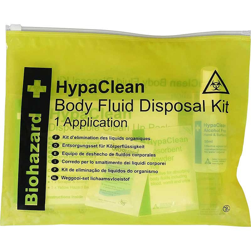 Safety First Aid HypaClean Body Fluid Kit | Health and Care
