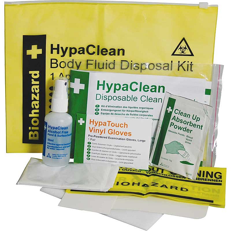 Safety First Aid HypaClean Body Fluid Kit | Health and Care