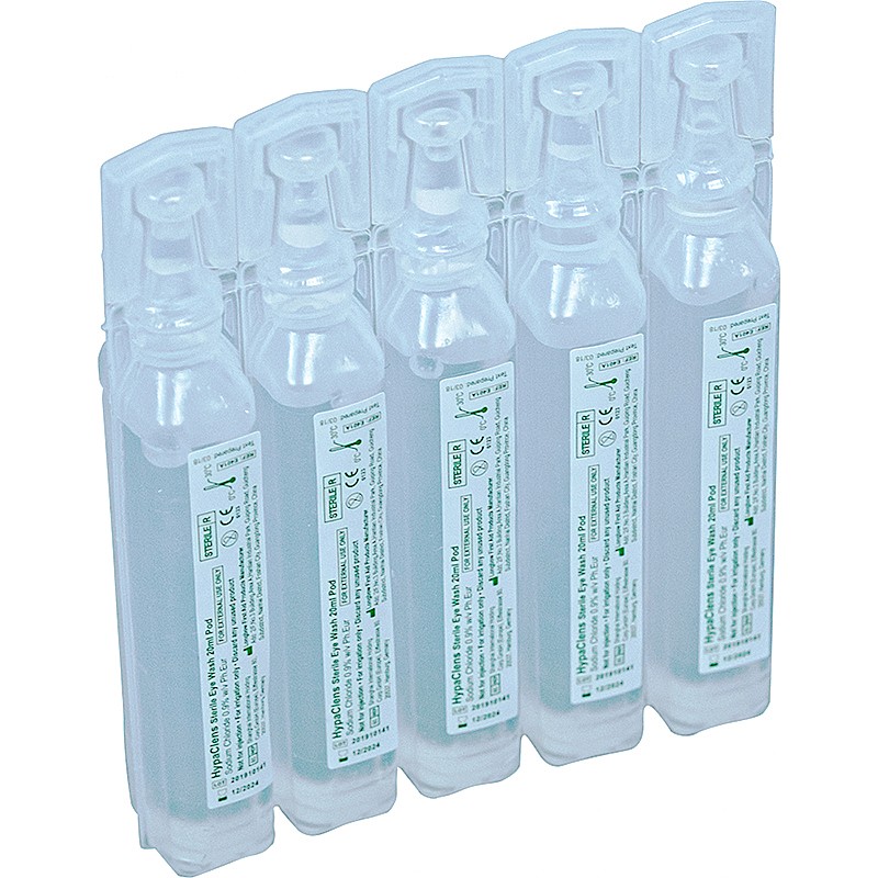 SFA HypaClens Eye Wash Pods (Pack of 25) | Health and Care