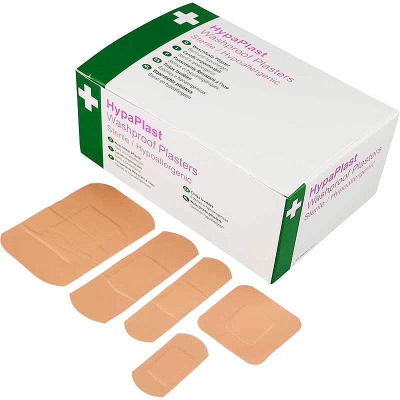 HypaPlast Pink Washproof Plasters x100 | Health and Care