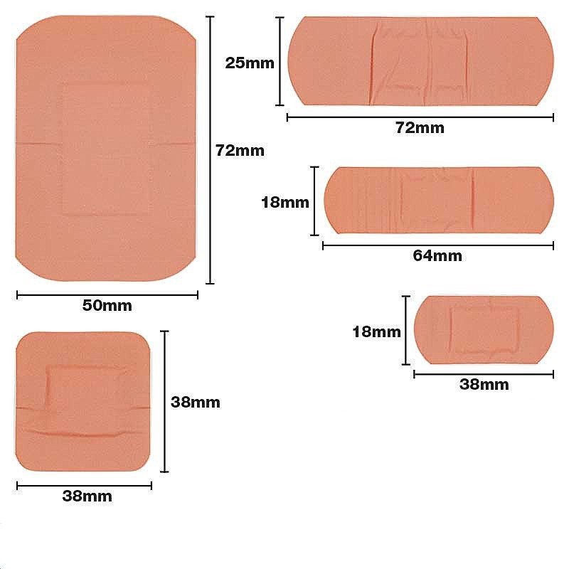 HypaPlast Pink Washproof Plasters x100 | Health and Care