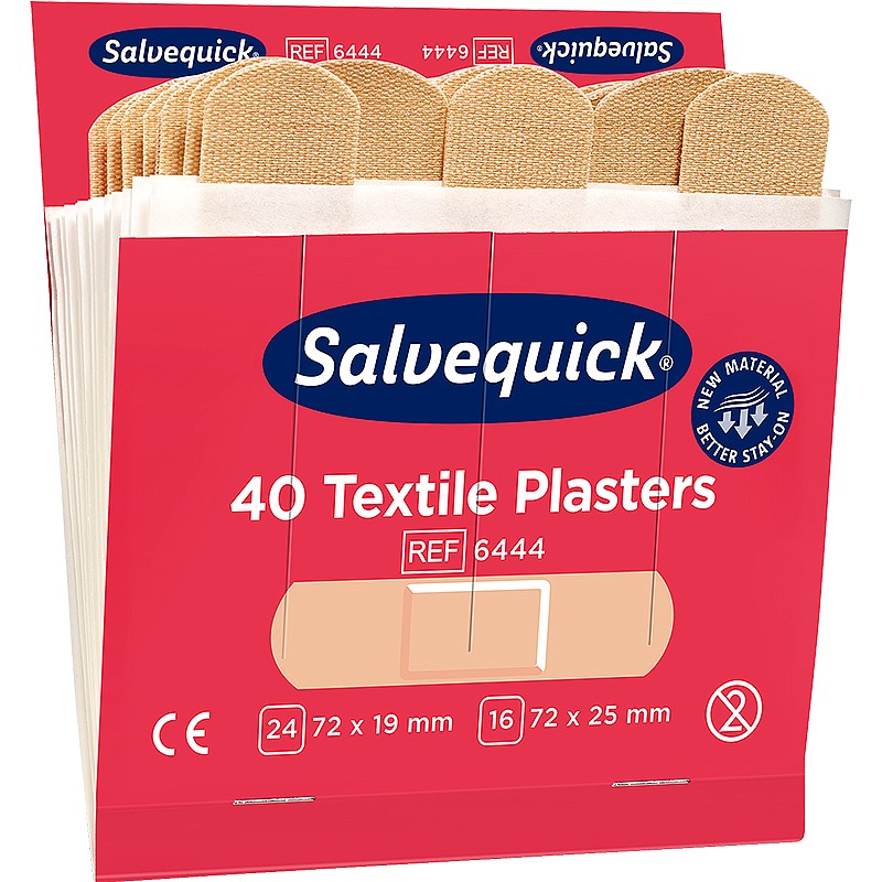 SFA Salvequick Fabric Plasters (Pack of 6) | Health and Care
