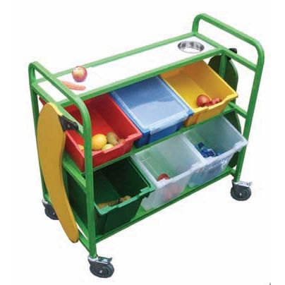 Large School Canteen Fruit Storage & Serving Trolley | Health and Care