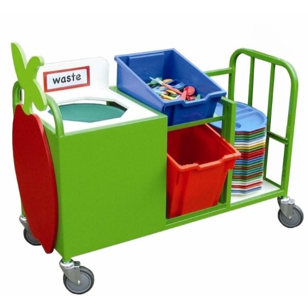 Small Cutlery Clearing Trolley | Health and Care