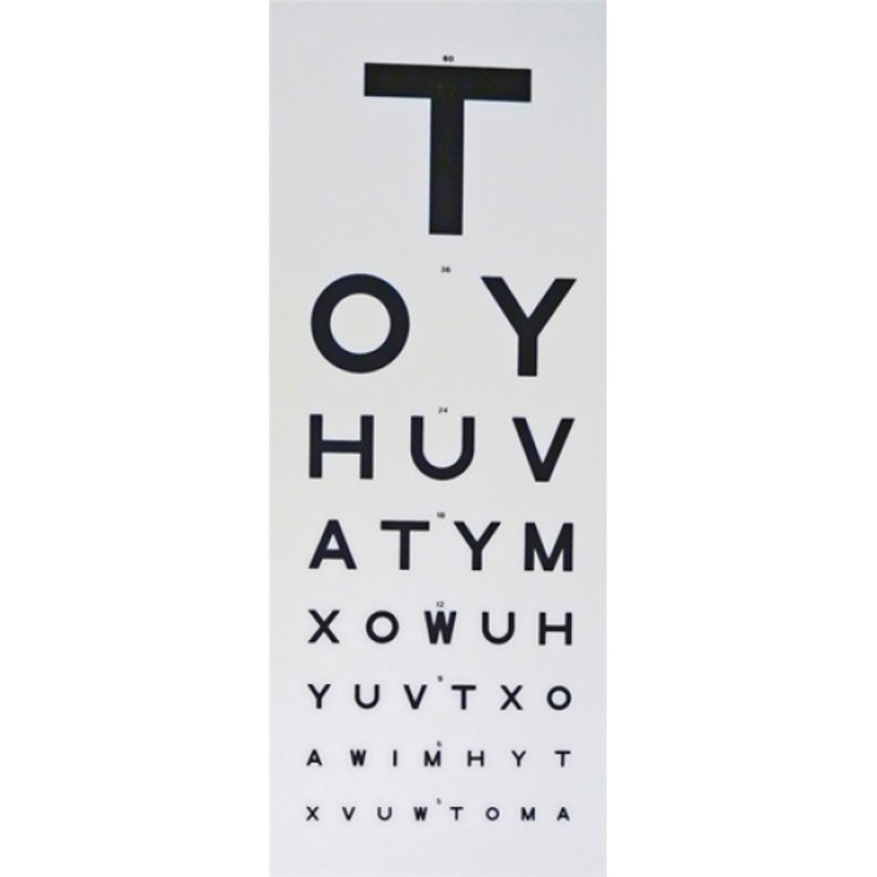 Sussex Vision 6-Metre TOY Snellen Test | Health and Care
