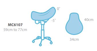 SEERS Deluxe Ergonomic Saddle Stool | Health and Care