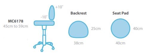 SEERS Standard Round Medical Chair | Health and Care