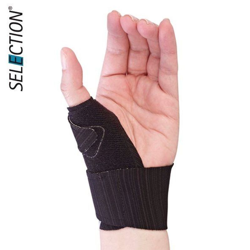 Allard Selection Rigid Black Left Thumb Support | Health and Care