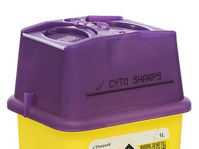 Sharpsafe 1L Sharps Containers (Pack of 100) | Health and Care
