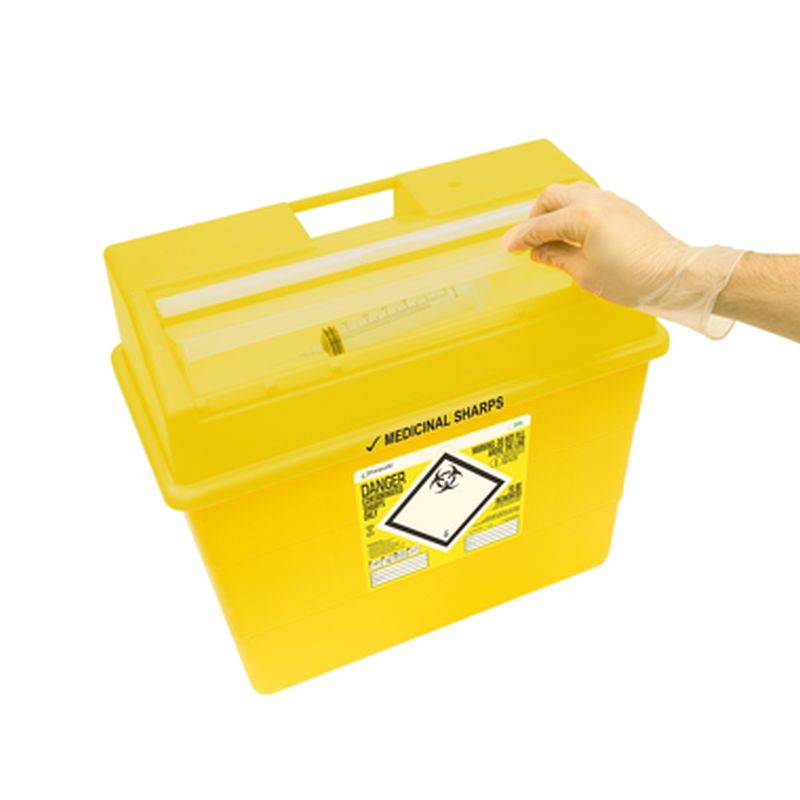 Sharpsafe 30L Protected Sharps Disposal Unit | Health and Care