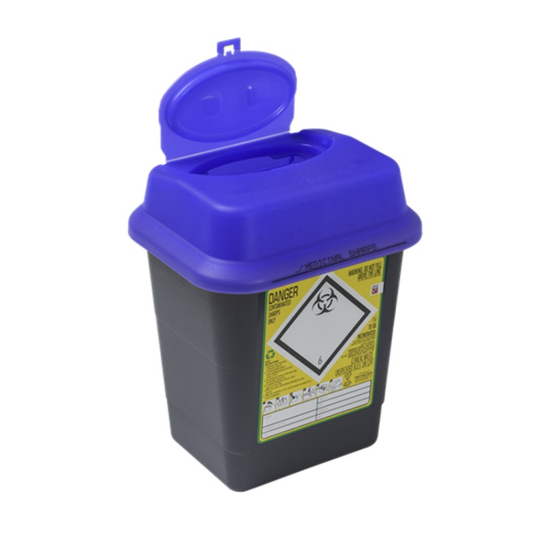 Sharpsafe 5L Blue Sharps Container | Health and Care