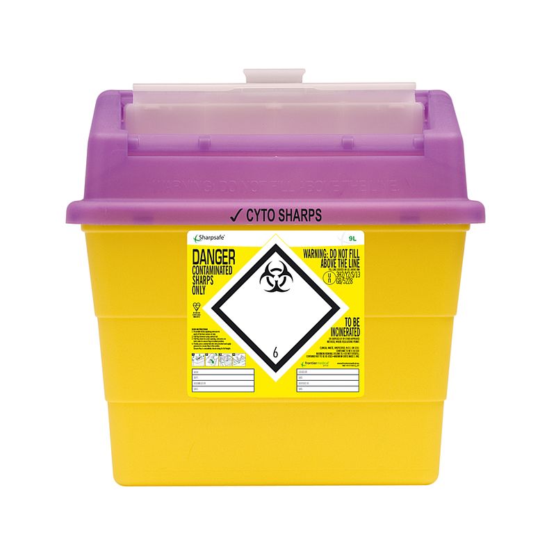 Sharpsafe 9L Sharps Container Units (20 Pack) | Health and Care