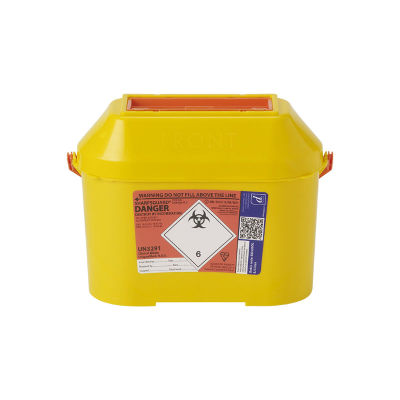 Sharpsguard Extra Orange 8.5L Sharps Container (Case of 15) | Health ...