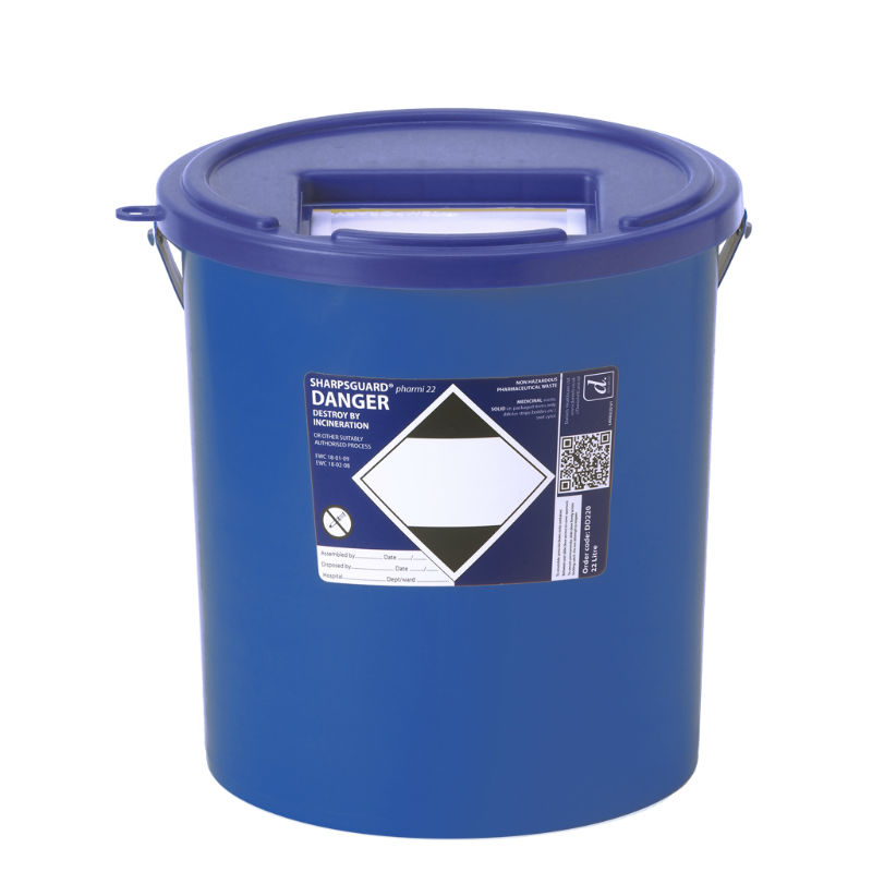 Sharpsguard Pharmi 22L Medicinal Waste Container (Case of 10) | Health ...