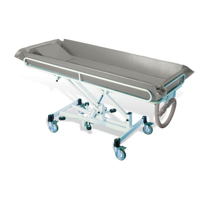 Hydraulic Adjustable Shower Trolley | Health and Care