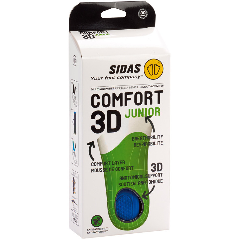 Sidas Comfort 3D Junior Insoles | Health and Care