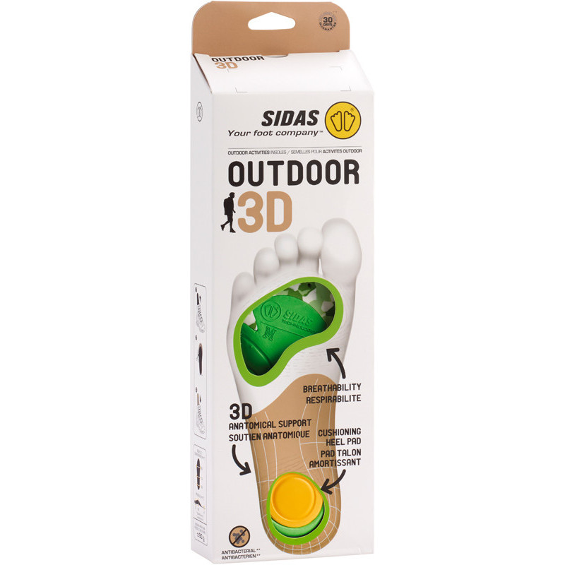Sidas 3D Outdoor Insoles | Health and Care