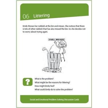 Social and Emotional Problem Solving Discussion Cards | Health and Care