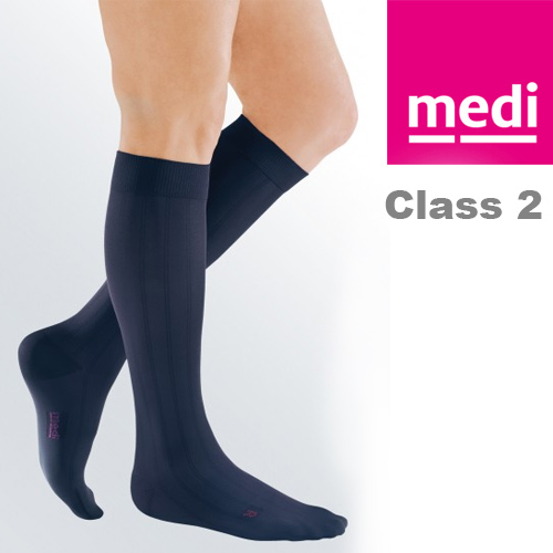 Medi Mediven for Men Class 2 Navy Compression Socks | Health and Care