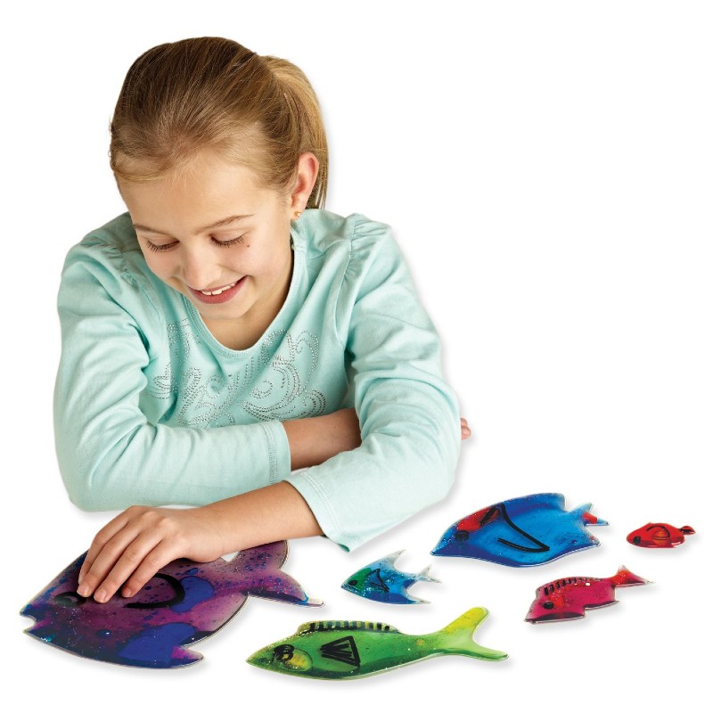 SpaceKraft Sensory Squidgy Sparkle Fish | Health and Care