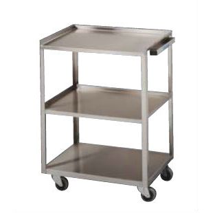 Stainless Steel 3-Shelf Trolley & Handle | Health and Care