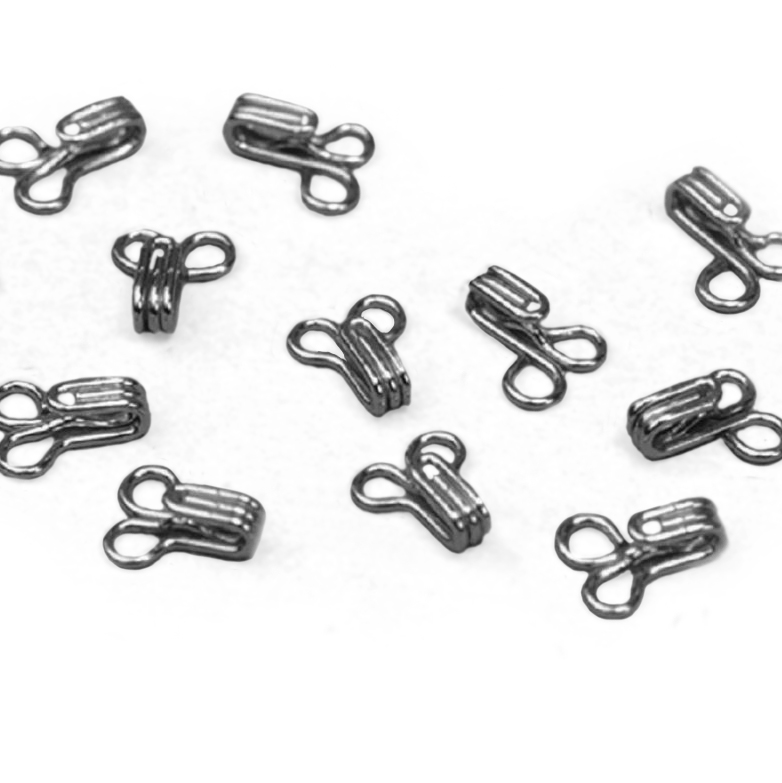 Steel Finger Hooks (Pack of 100) | Health and Care