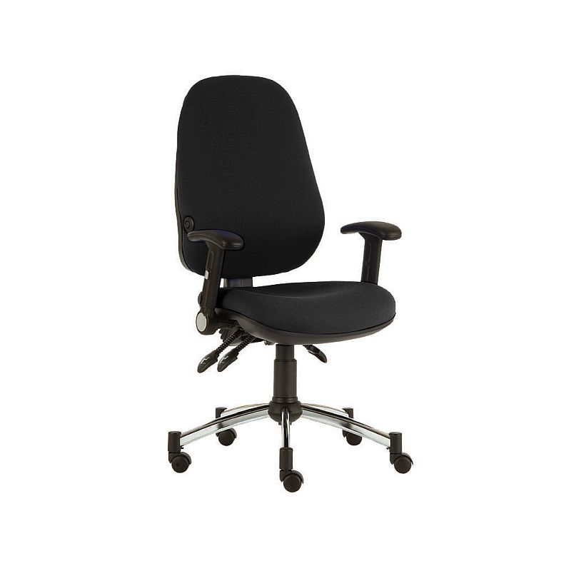 Sunflower Medical Black Deluxe Executive High-Back Three-Lever ...