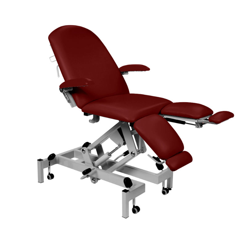 Red Wine Fusion Hydraulic Podiatry Chair | Health and Care