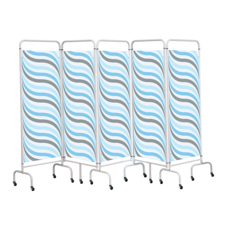 Waves Mobile 5-Panel Folding Ward Screen | Health and Care