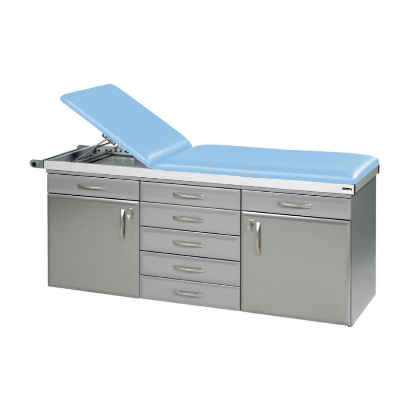 Sunflower Medical Cool Blue Two-Section Specialist Treatment Couch with ...