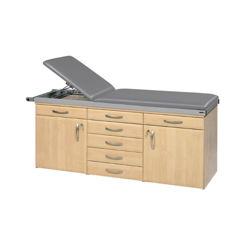 Sunflower Medical Grey Two-Section Specialist Treatment Couch with ...