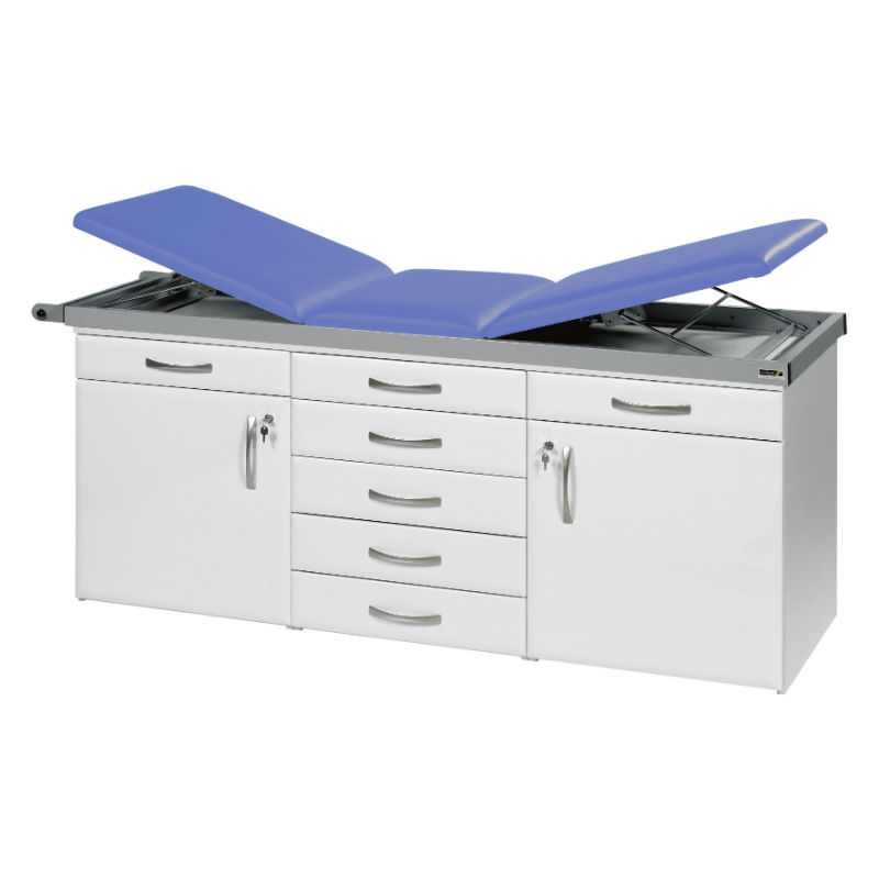 Sunflower Medical Mid Blue Three-Section Specialist Treatment Couch ...