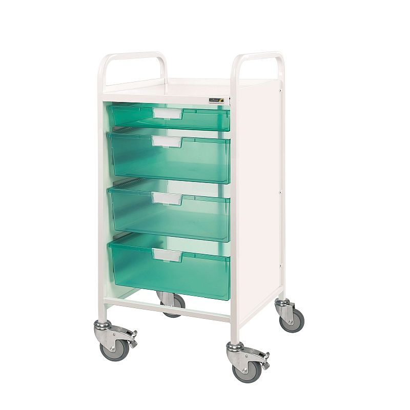 Vista 55 Trolley - 1 Sing., 3 Doub. Trays | Health and Care