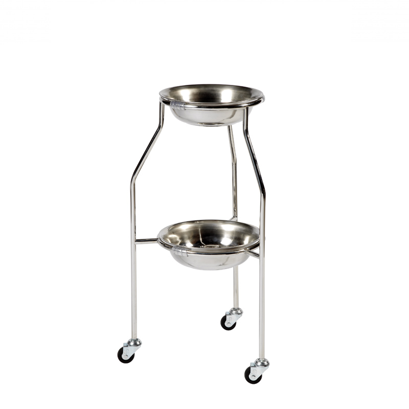Two-Tier Double Bowl Stand with Two Bowls | Health and Care