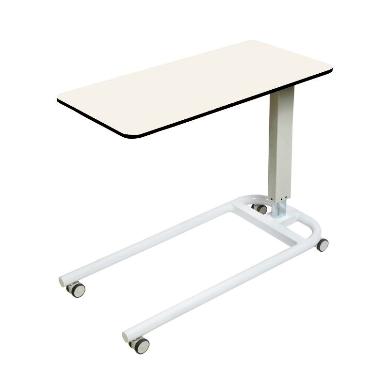 White Overbed Table - Par. Base, Lam. Top | Health and Care