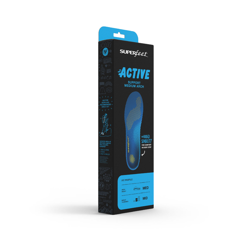 Superfeet Active Support Medium Insoles | Health and Care