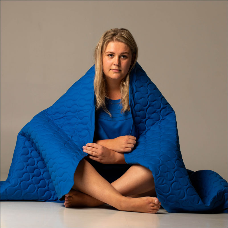 Tetcon Tearproof Fleece Blanket (Blue) | Health and Care