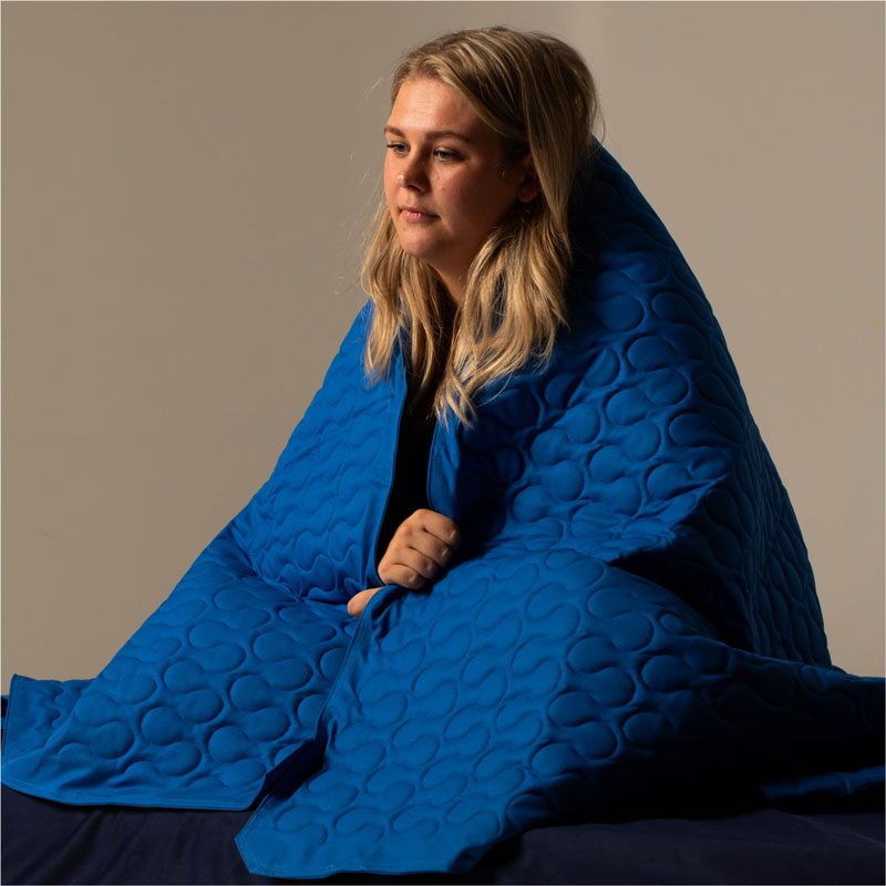 Tetcon Tearproof Fleece Blanket (Blue) | Health and Care