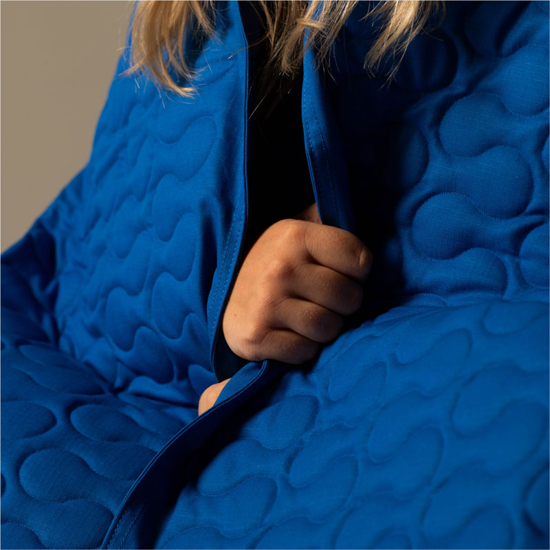 Tetcon Tearproof Fleece Blanket (Blue) | Health and Care