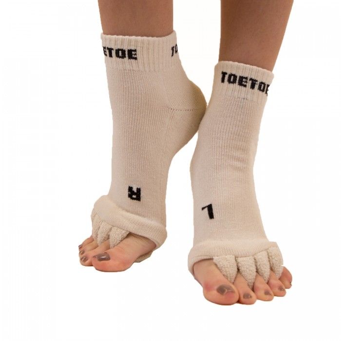 TOETOE Cotton Toe Separator Socks | Health and Care