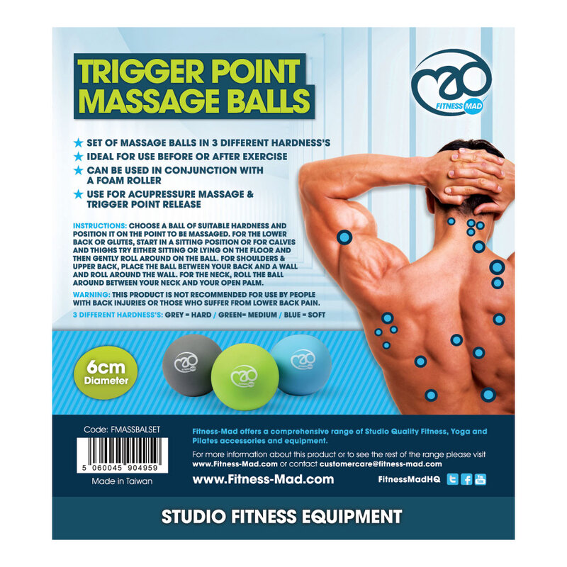 Fitness-Mad Trigger Point Ball (Set of 3) | Health and Care