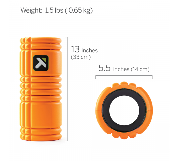 TriggerPoint GRID Orange Massage Foam Roller | Health and Care