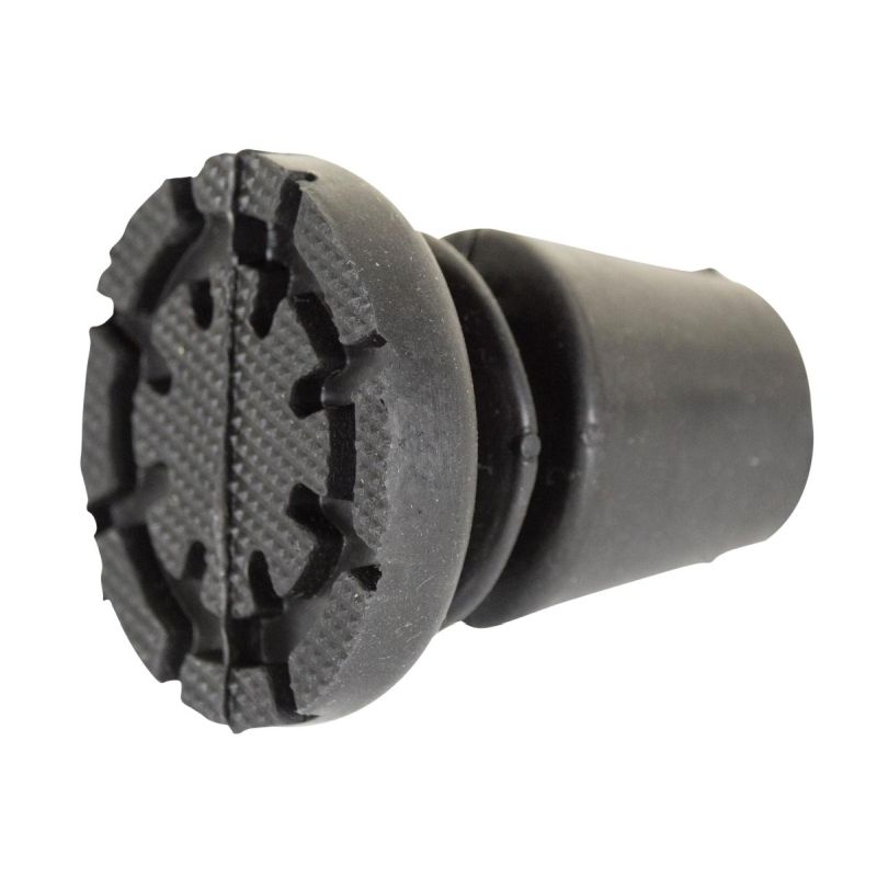 Type J Bendy Bottom Flexible Black Walking Stick Rubber Ferrule ...