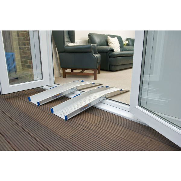 Folding Threshold Wheelchair Ramps Pair | Health and Care