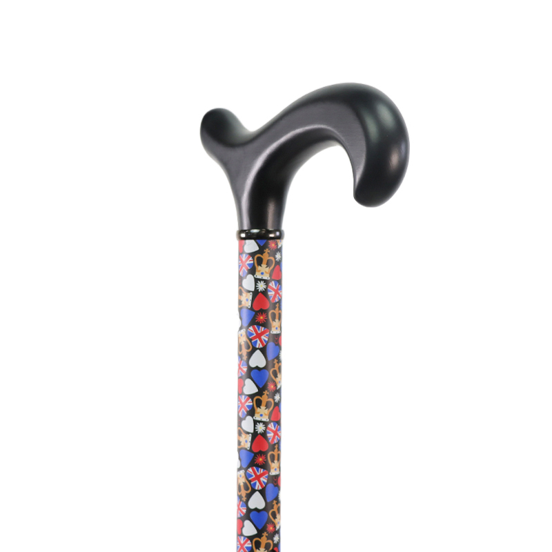 Union Jack Coronation Derby Walking Cane | Health and Care