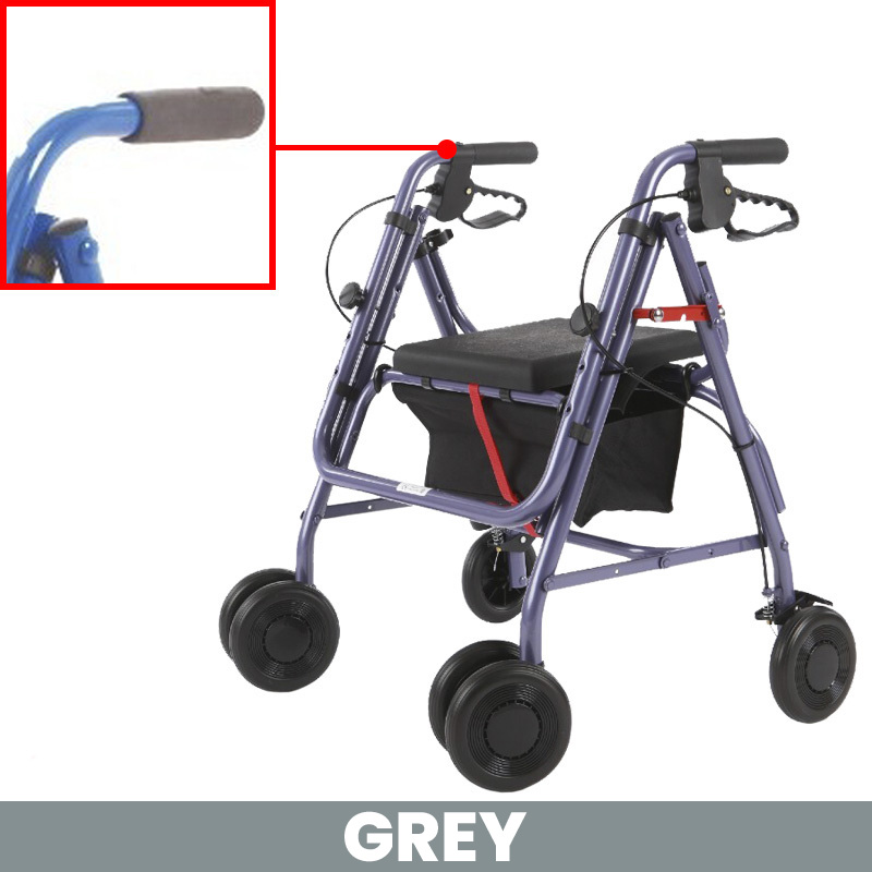 Uniscan Freeway Grey Walker (Pressure Brake) | Health and Care