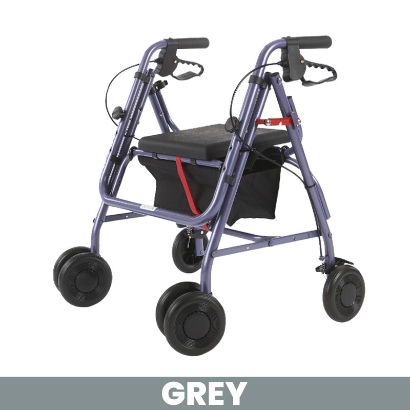 Uniscan Freeway Grey Walker (Lever Brake) | Health and Care